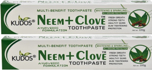 KUDOS Neem Clove Toothpaste Pack Of 2 (100g Each) Toothpaste - Buy Baby ...