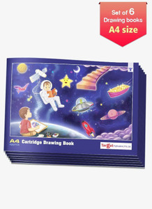 Target Publications Drawing Book A4 Size Approx | Sketch Pad for Kids ...