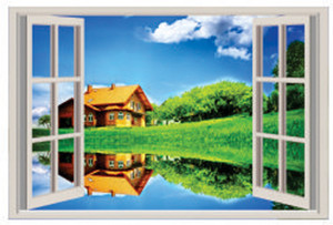 INTERIOR 2 YOU 91.44 cm Wall Window stickers Self Adhesive Sticker ...