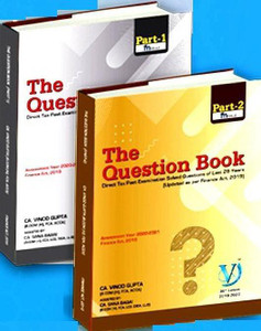 VG Learning Direct Tax The Question Book (Set Of 2 Volume) Old Syllabus ...