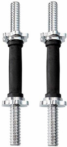 Proactive FITNESS Solid Dumbbell Rods with STAR SHAPE Metal Locks ...