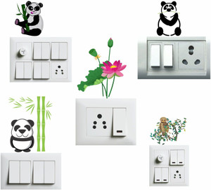 DECOR Production 30.48 cm Decorative Wall Switch Sticker Self Adhesive ...