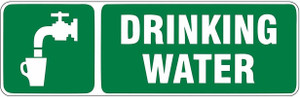 Asmi Collections 30 cm Self Adhesive Drinking Water Sign Self Adhesive ...