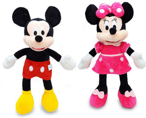 CUDDLES Mickey Mouse And Minnie Mouse - 35 cm - Mickey Mouse And Minnie ...