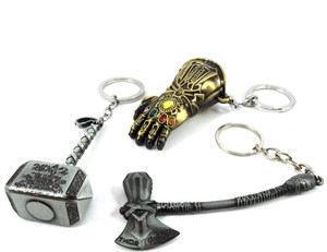 Isk Combo of Avengers Infinity War Thanos Hand, Thor Hammer & Thor Axe ...