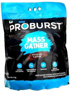 PROBURST Mass Gainer Chocolate 5 Weight Gainers/Mass Gainers Price in ...