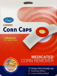 Leeford Cornex Corn Plaster Strips Cap (pic of 12) (Brown) Back ...
