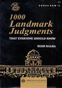 1000 Landmark Judgments (First Edition): Buy 1000 Landmark Judgments ...