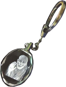 shinde exports shirdi sai baba crystal key chain Key Chain Price in ...