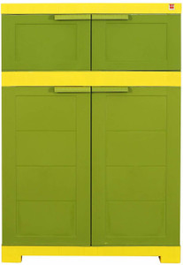 Cello Novelty Dual Shoe Rack - Green & Yellow Plastic Shoe Rack Price ...