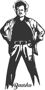 Littlebuds 90 cm Super Star Rajini Removable Sticker Price in India ...