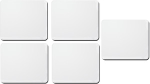 NIRBHAY Plain White Mouse pad Set of 5 Mousepad - NIRBHAY : Flipkart.com