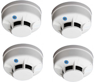 RAPID - X Optical Smoke & Heat Detector (PACK OF 4) Wireless Sensor ...
