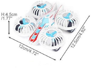 HALO NATION Friction Powered Aircraft UFO Drone with 4x4 Inertia ...