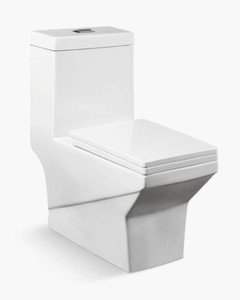 InArt Ceramic Western One Piece Commode Water Closet Floor Mounted ...