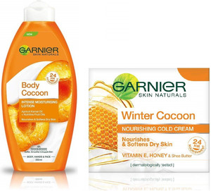 GARNIER Body Cocoon Intense Moisturising Lotion (250ml) + Winter Cocoon ...