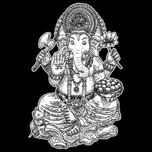 Ganpati bappa god premium wall poster hindu god posters for room,mandir ...