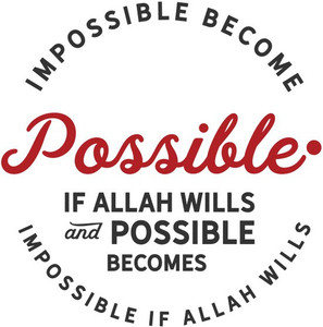 KD impossible become possible Sticker Poster|islamic posters|religious ...