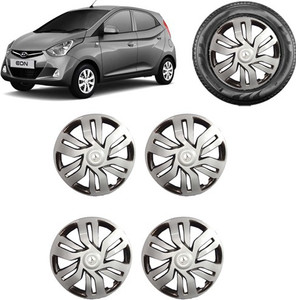 Alpine Dx Sporty Dual Color Silver Black 12 inch Wheel Cover with Rings ...