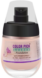 COLOR PICK Oil Free Liquid Luxora Foundation - Price in India, Buy ...