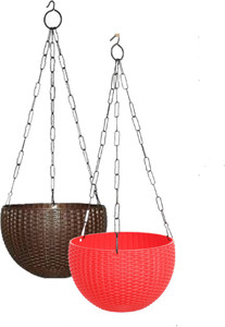 Flipkart SmartBuy 6" Woven Design Hanging Euro Basket Planters Indoor ...