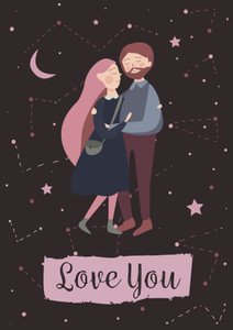 Cute romantic couple quotes premium poster for love ones romantic ...