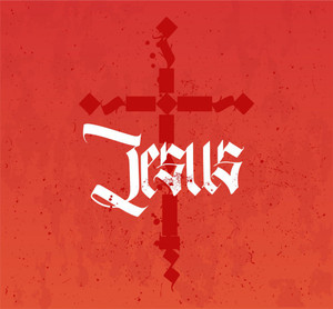 jesus red white christian religious poster jesus premium poster(no need ...