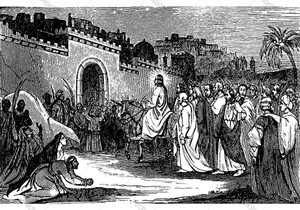 KD The triumphal entry of jesus Poster|Religious poster Paper Print ...