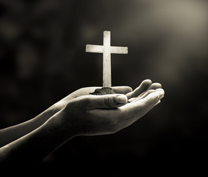 wooden white cross |god poster|christian god poster|jesus poster|Jesus ...