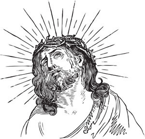Jesus Christ engraving |god poster|christian god poster|jesus poster ...