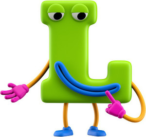 smilling l alphabet kids learning charts premium posters kids poster ...