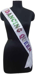 VK MART dancing queen sash for girls dancers (pack of 1) Price in India ...