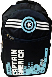 Captain America SCHOOL BAG FOR BOYS AND GIRLS 24 L Laptop Backpack BLUE ...