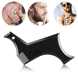 Bueno Beard Shaping Tool Template Beard Ruler Beard Shaper Guide Comb ...