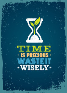 time is precious |Motivational Poster|Inspirational Poster|Gym poster ...