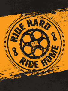 KD ride hard Sticker Poster|motivational quotes|inspirational quotes ...