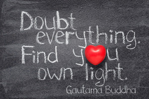 KD doubt everything Poster|Motivational Poster Paper Print - Quotes ...