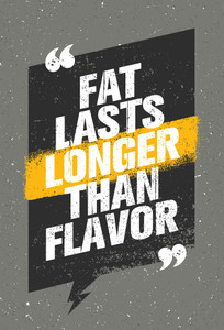 fat lasts longer than |Motivational Poster|Inspirational Poster|Gym ...