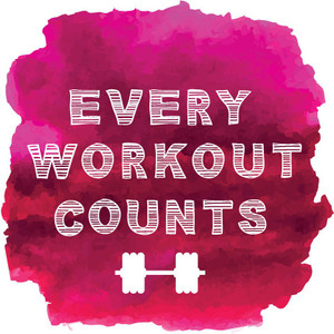 every workout counts|Motivational Poster|Inspirational Poster|Gym ...