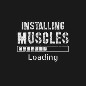 installing muscles|Motivational Poster|Inspirational Poster|Gym poster ...