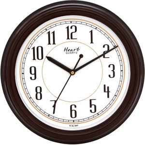 Heart Quartz Analog 26 cm X 26 cm Wall Clock Price in India - Buy Heart ...