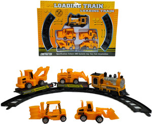 Mastermart Battery Operated Indian Rail Loading Train Track Set with 2 ...