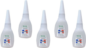 Evo Bond 502 SUPER GLUE CYANOACRYLATE ADHESIVE 20 Gm ( pack of 5 ...