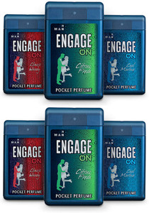 Engage Pocket Perfume (Cool Marine, Classic Woody, Citrus Fresh ...