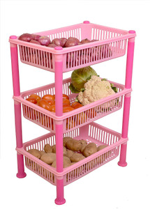 mastBus Fruits/Vegetables Kitchen Rack Plastic Premium Quality ...