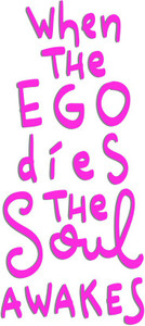 when the ego new Sticker Poster|Motivational poster|Inspirational ...