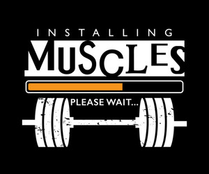 installing muscles | Paper Print - Quotes & Motivation posters in India ...