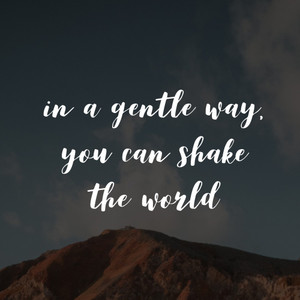 in a gentle Poster|Motivational poster|Inspirational Poster| Paper ...