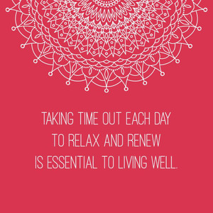 taking time out Sticker Poster Paper Print - Quotes & Motivation ...