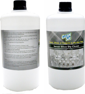 cleansol Silver Cleaning Liquid Pack of 2 (2 x 1L) Stain Remover Price ...